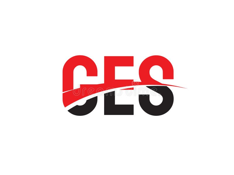 GES Letter Initial Logo Design Vector Illustration Stock Vector ...
