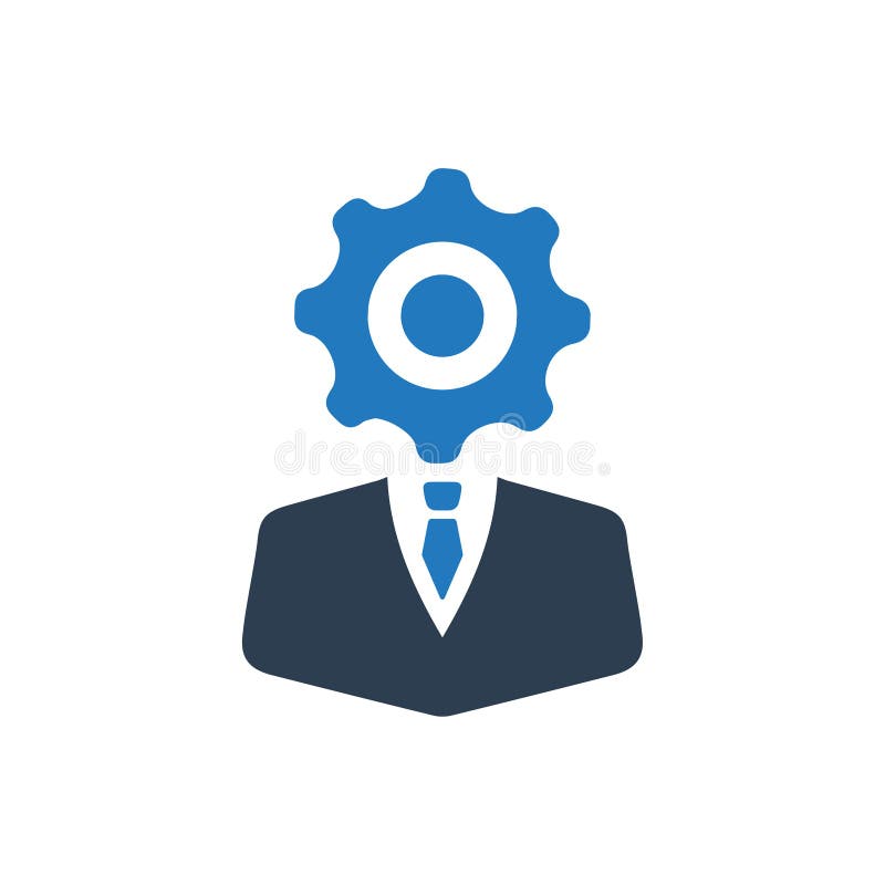 Geschäfts-Spezialist Icon vektor abbildung. Illustration von gang ...