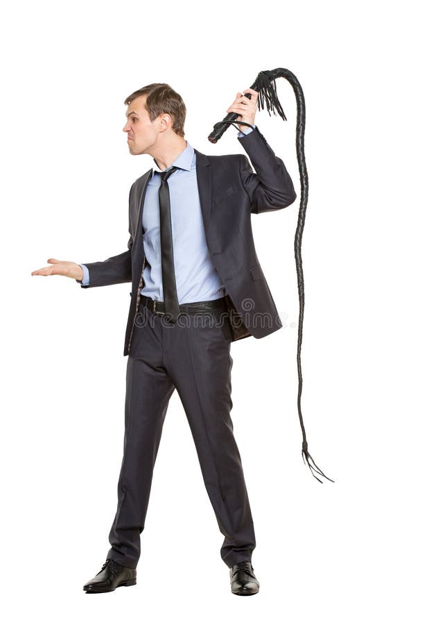 Frau Mit Einer Peitsche in Ihrer Hand Stockbild - Bild von erwachsener ...