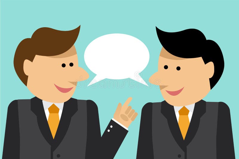 Dialog Zwischen Zwei Leuten Vektor Abbildung - Illustration von ...