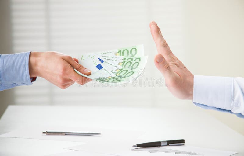 Korruption und Bestechung stockfoto. Bild von konzept - 142845536