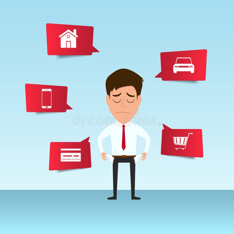 Kein Geld Stock Illustrationen, Vektoren, & Kliparts - 1,423 Stock ...