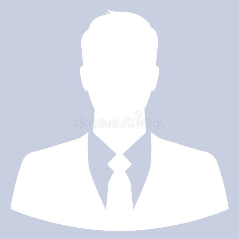 Geschäftsmannavatara-Profilbild Stock Abbildung - Illustration von grau ...