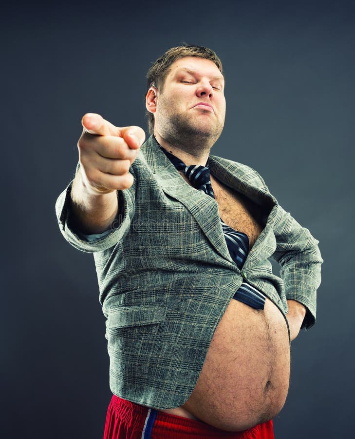 Sehr dicker Mann stockfoto. Bild von krank, aufwerfung - 34231060