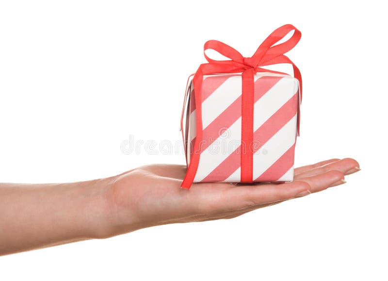 Geben eines Geschenks stockbild. Bild von weihnachten - 62200083
