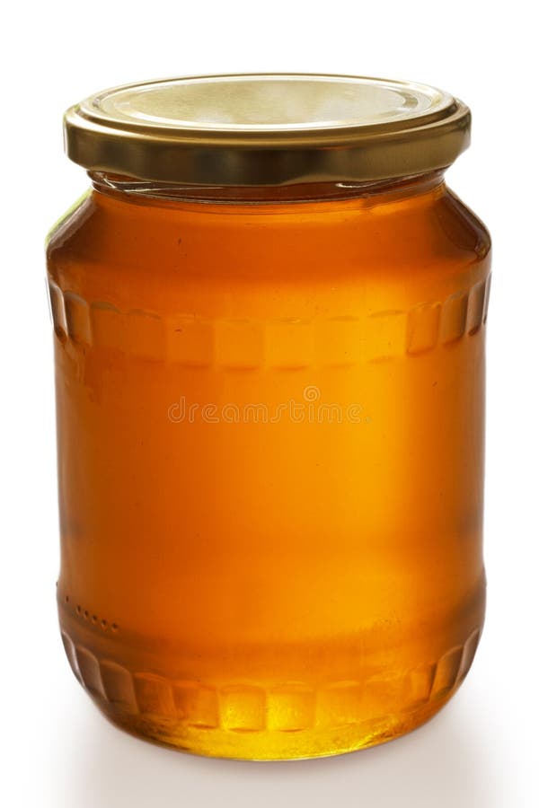 Geschlossenes Glas Honig stockbild. Bild von nave, nahrung - 35169981