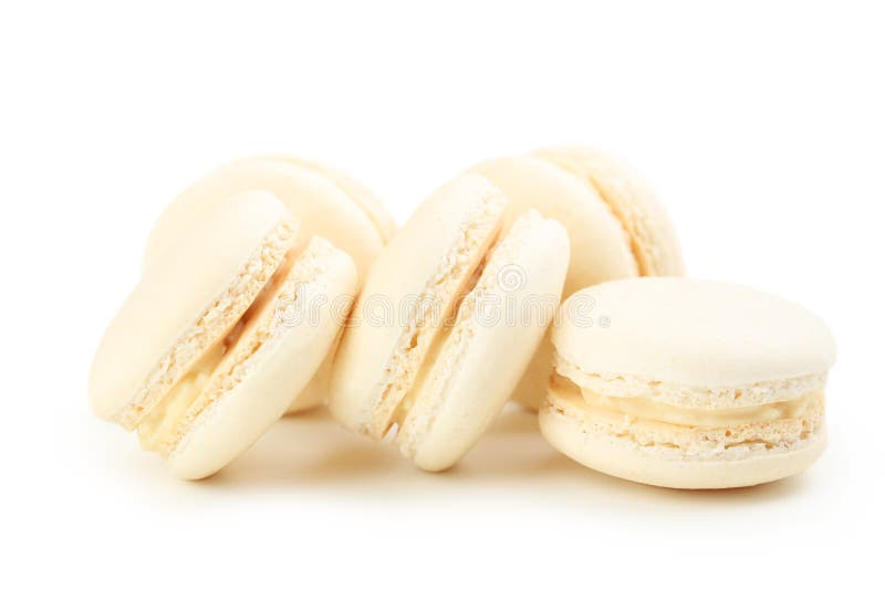 Beige macarons stockbild. Bild von nahrung, kuchen, küche - 57021969