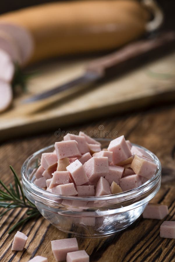 Geschnittene Wurst (Quatsch) Stockbild - Bild von aperitif, makro: 65337461