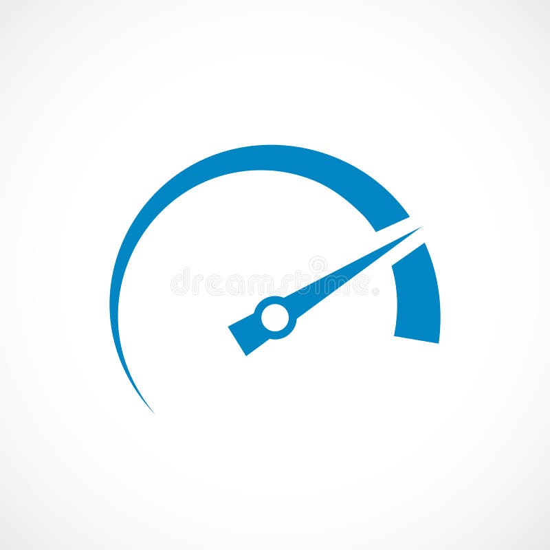 Geschwindigkeitspfeil-Vektorzeichen Vektor Abbildung - Illustration von ...