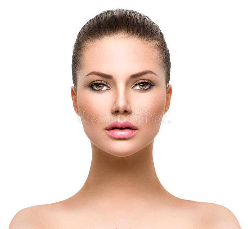 Gesicht der jungen Frau stockfoto. Bild von augen, schönheit - 32873232