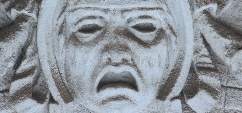 Gesicht Des Gottes Des Todes Hades (Statue) Stockfoto - Bild von welt ...
