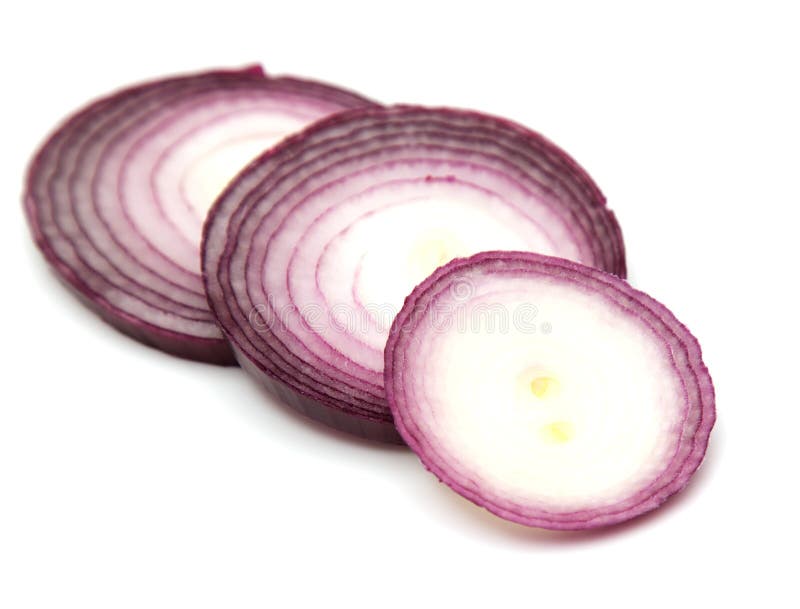 Gesneden Rode Ui Op Een Witte Achtergrond Stock Foto - Image of cirkel ...