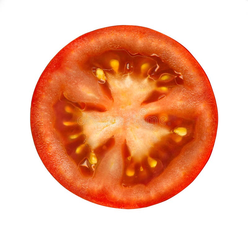 Gesneden tomaat stock afbeelding. Image of segment, gastronomisch ...