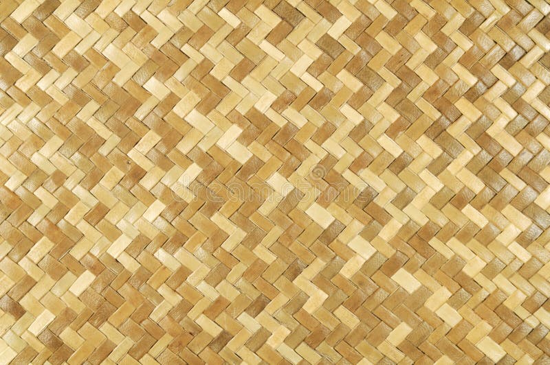 Gesponnener Rattan-Matten-Hintergrund Stockfoto - Bild von flechtweide ...