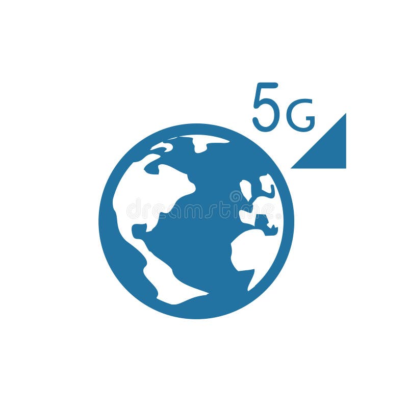 Gestaltung des 5g-Symbols vektor abbildung. Illustration von beweglich ...