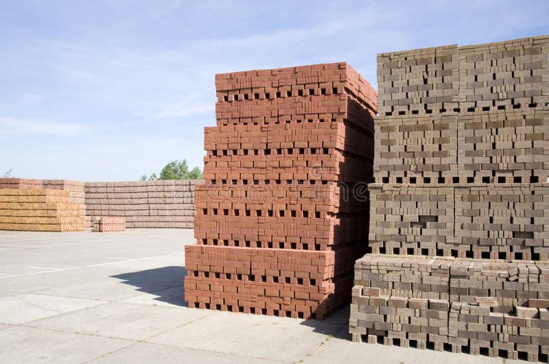 De fabriek van de baksteen stock foto. Image of steen - 16518724