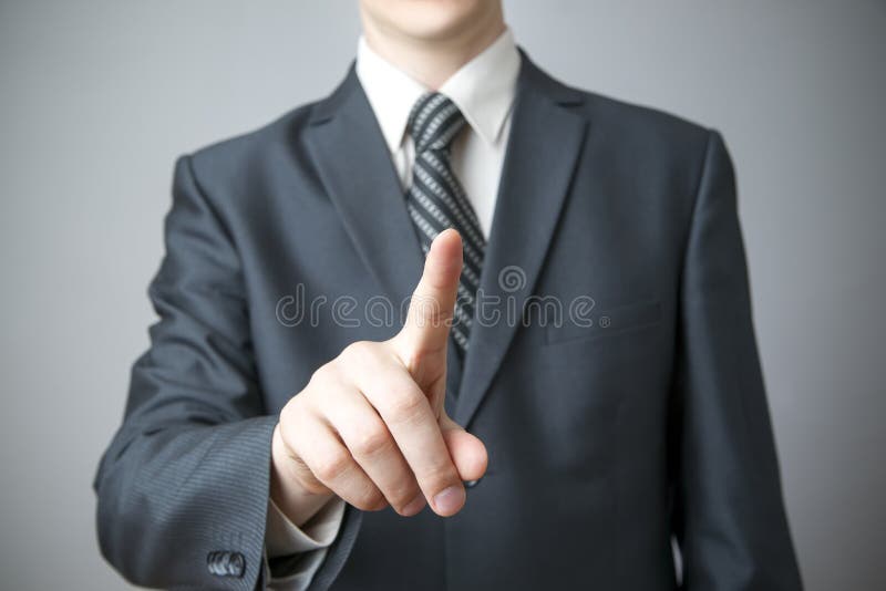 Homme Daffaires Et Sujet De Geste Un Homme Dans Un Costume Noir Et