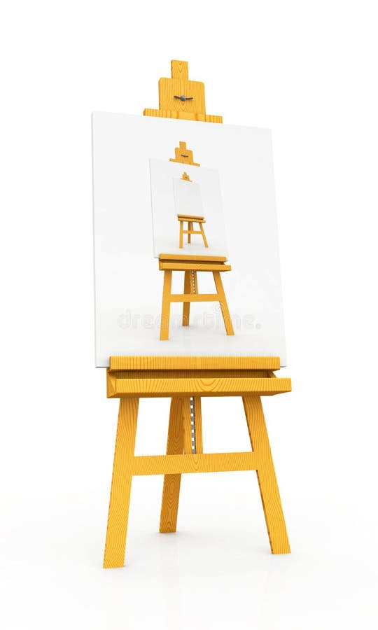 Gestell Drei Mit Text Und Zeichnungen Vektor Abbildung - Illustration ...