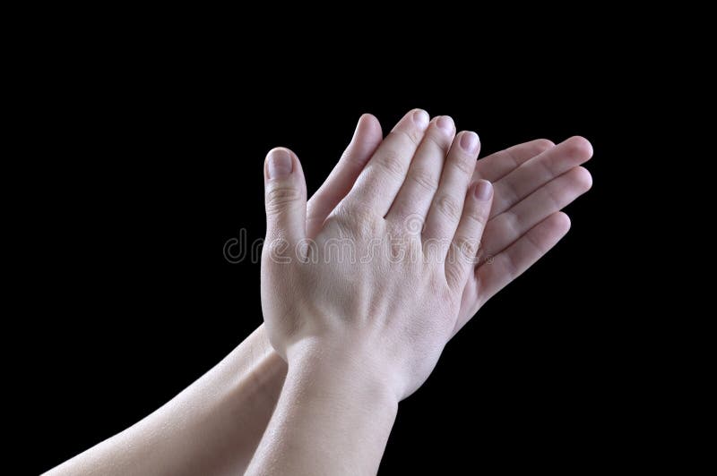 Gesten der Hände, Applaus stockbild. Bild von siehe, sturm - 11969137