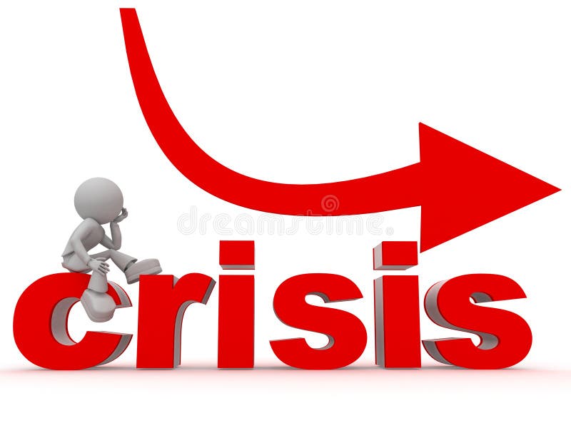 Crise illustration stock. Illustration du higher, augmentation - 8685712