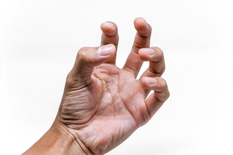 Gesto De Mano Tenso Y Movido Foto de archivo - Imagen de concepto ...