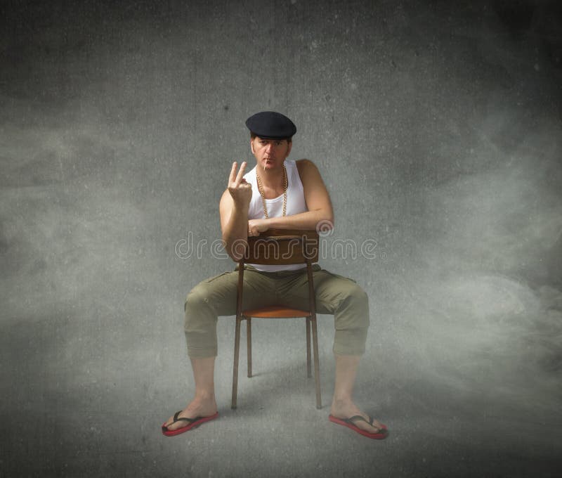 Gesto Grosero Para La Mujer Atractiva Imagen de archivo - Imagen de ...