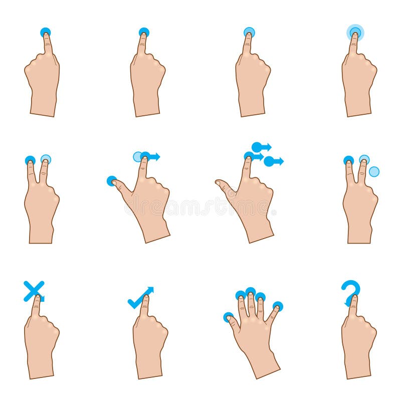 Tacto Ilustraciones Stock, Vectores, Y Clipart – (199,065 Ilustraciones ...