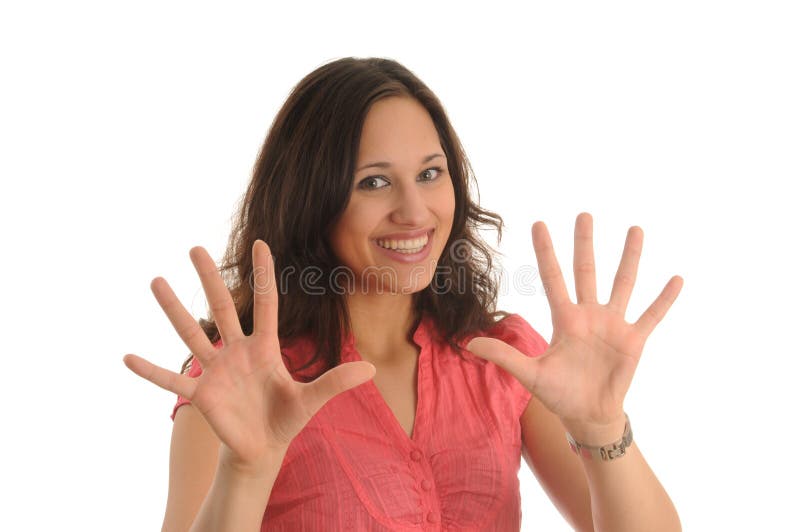 Gesture stock photo. Image of finger, hand, laughing, signal - 9570134