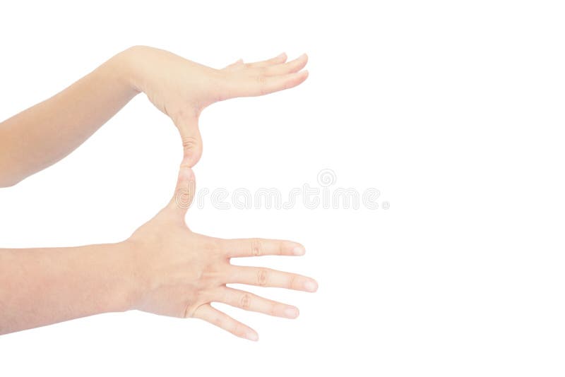 Both hand gesture is show stock image. Image of male - 188714999
