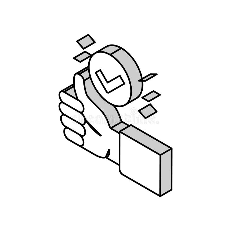 Gesture Good and Approved Isometric Icon Vector Illustration Stock ...