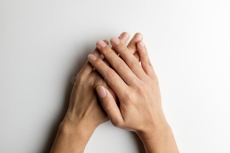 Gesture of the Back of the Hand Stock Photo - Image of adults, index ...