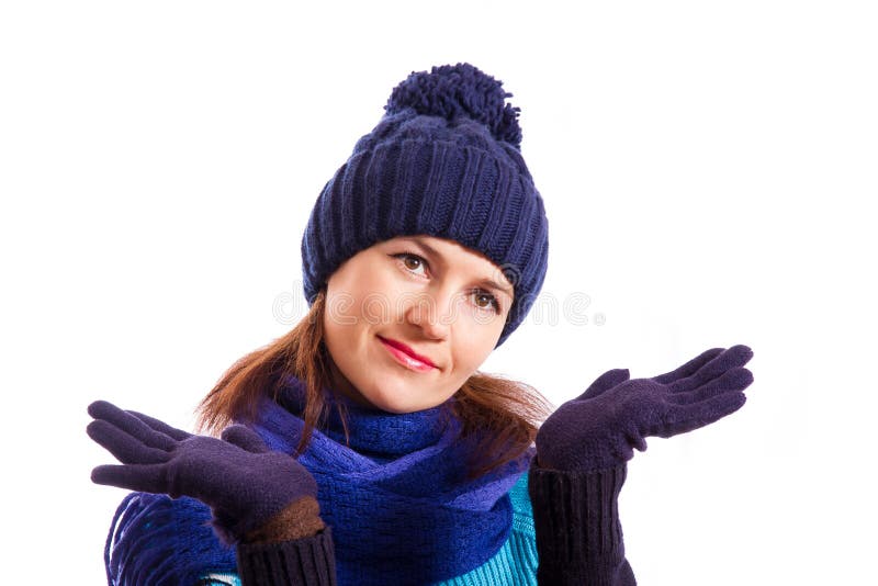 A Gesture with Her Hands Sorry Stock Image - Image of forward, girls ...