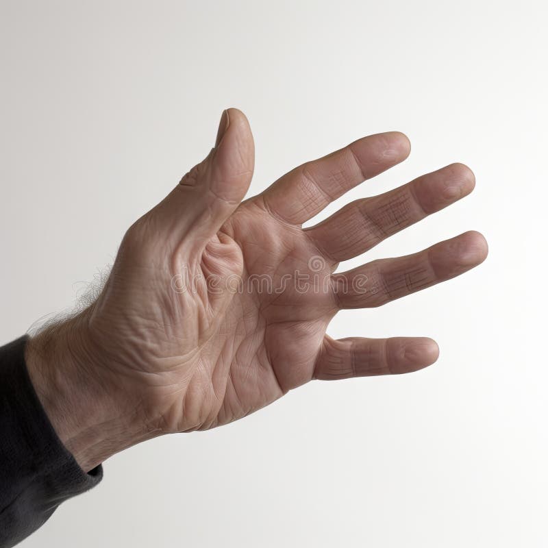 Gesture of Invitation: Man S Hand Demonstrating Come Here Motion on ...