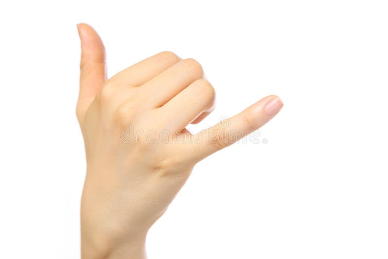 Gesture phone call stock image. Image of phone, communication - 44381557