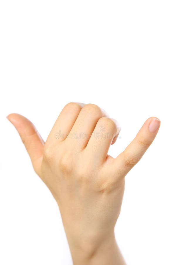 Gesture phone call stock photo. Image of hand, isolated - 45975496