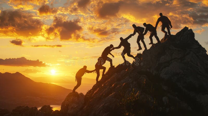 The Gesture Symbolizes Strong Partnership, Robust Teamwork, and ...