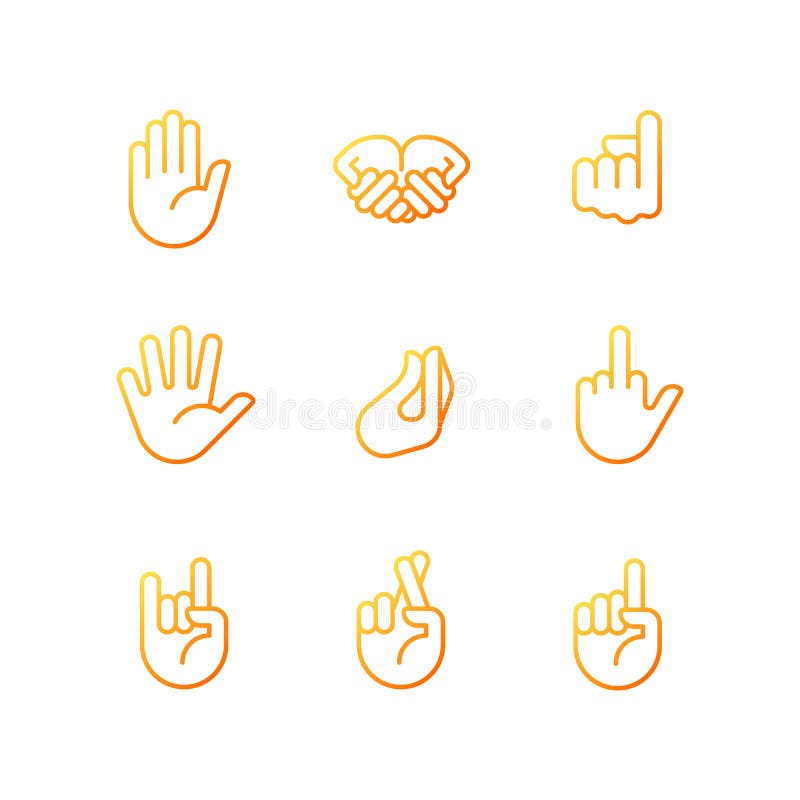 Non Verbal Communication Icons Stock Illustrations – 32 Non Verbal ...