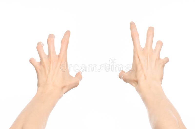 Gestures Topic: Human Hand Gestures Showing First-person View Isolated ...