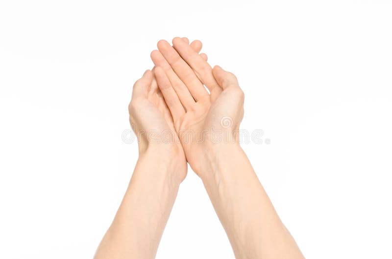 Gestures Topic Human Hand Gestures Showing First Person View Isolated ...