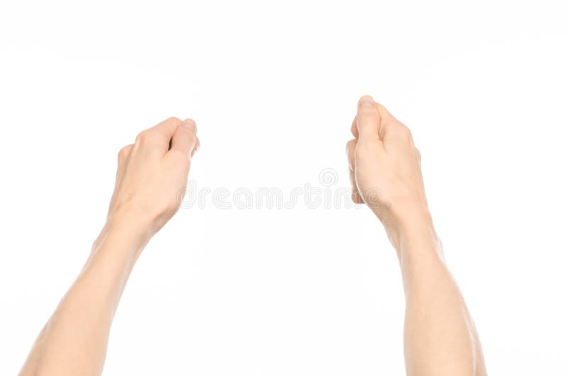 Gestures Topic: Human Hand Gestures Showing First-person View Isolated ...