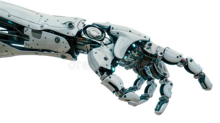 Gesturing Robot Hand, Cut Out, Isolated on Transparent Background ...