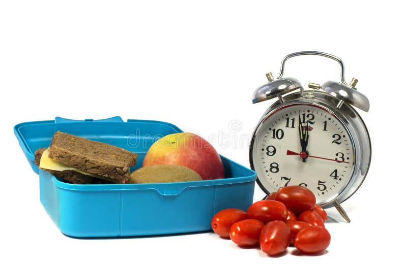 Gesunder Mittag stockbild. Bild von apfel, getrennt, gesund - 26805671