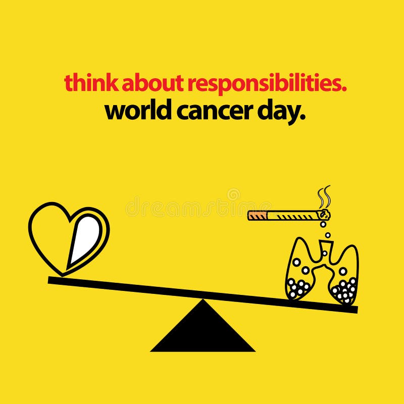 Gesundheits- Und Lung Cancer-Balance Vektor Abbildung - Illustration ...