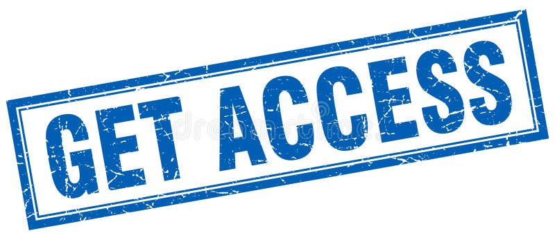 Get access stamp stock vector. Illustration of square - 125214945