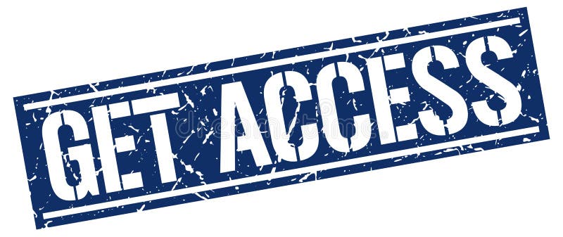 Get access stamp stock vector. Illustration of square - 120288770