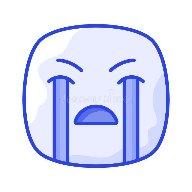 Get this Amazing Crying Emoji Vector Design, Customizable Vector Stock ...