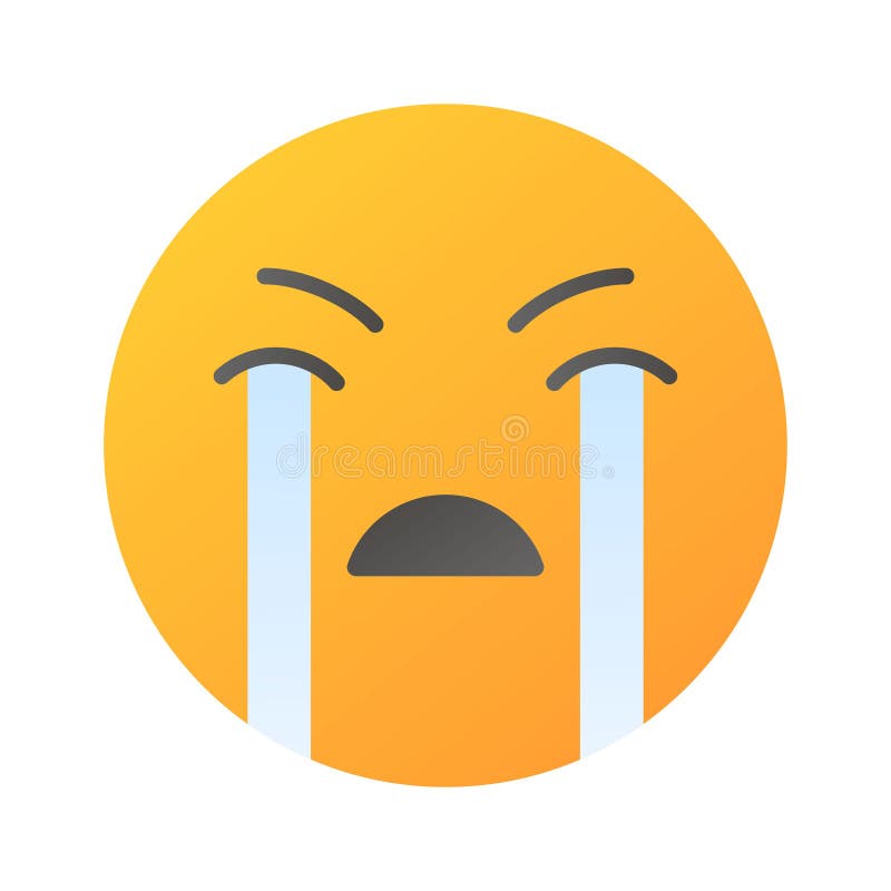 Get This Amazing Crying Emoji Vector Design Customizable Vector Stock Vector Illustration Of