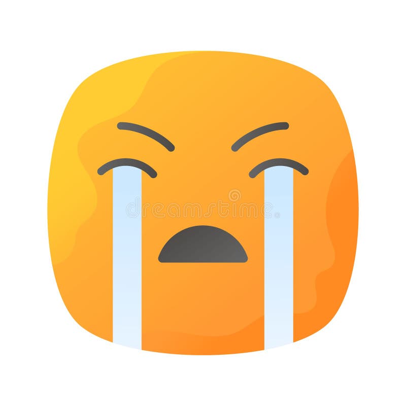 Get This Amazing Crying Emoji Vector Design Customizable Vector Stock Vector Illustration Of