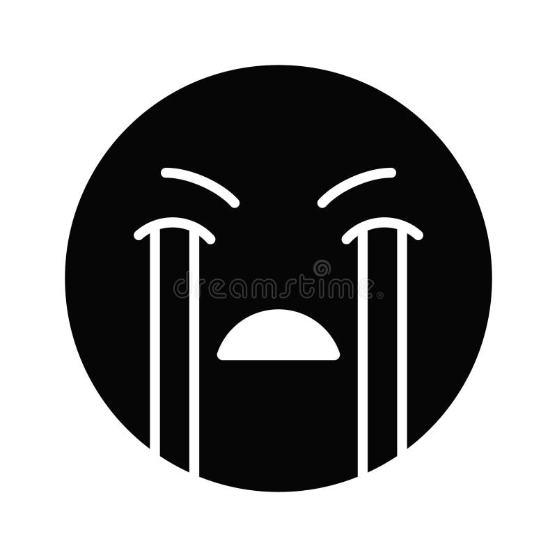 Get This Amazing Crying Emoji Vector Design Customizable Vector Stock Vector Illustration Of