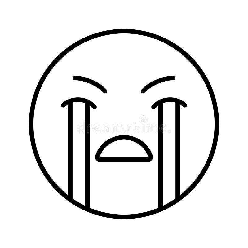 Get This Amazing Crying Emoji Vector Design Customizable Vector Stock Vector Illustration Of